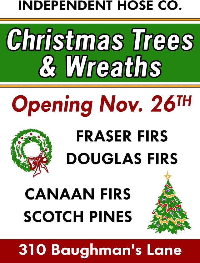Christmas Trees and Wreaths - Independent Hose Company